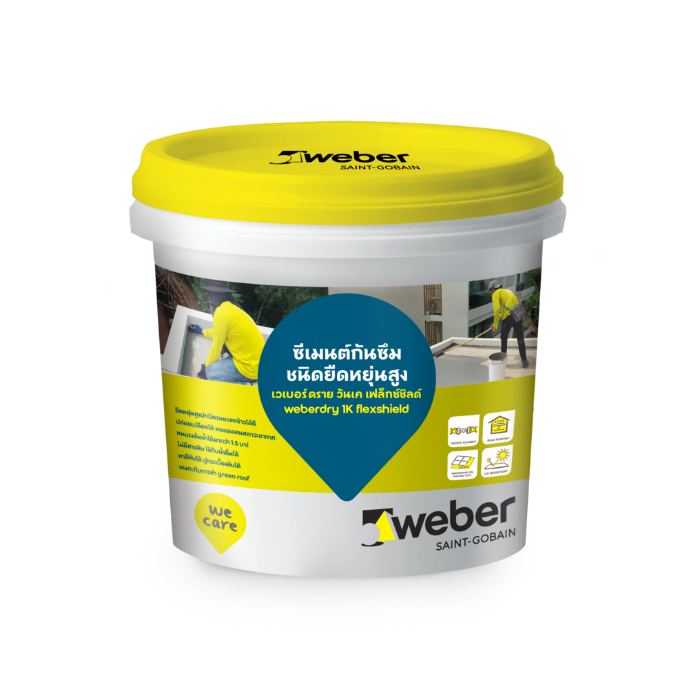 weberdry 1K flexshield : Cementitious waterproofing mortars ...