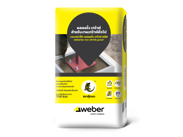 webertec non-shrink grout+