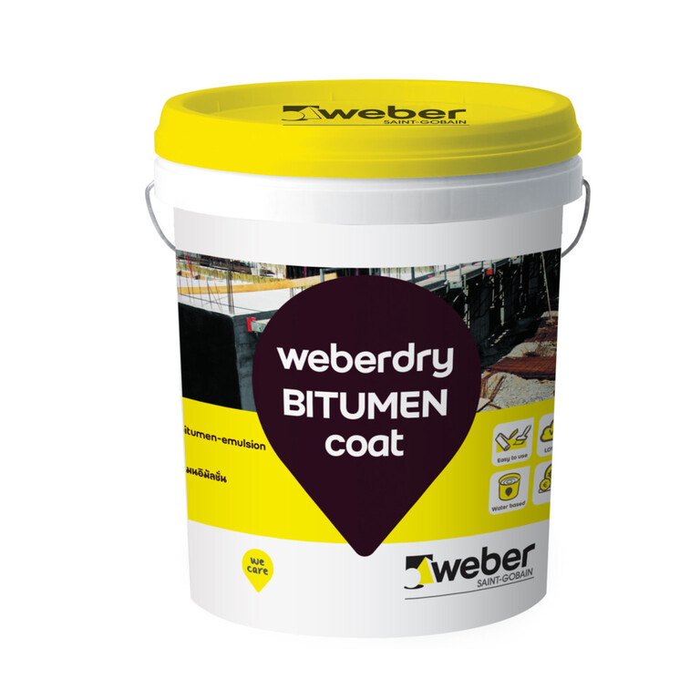 weberdry BITUMEN coat : Waterproofing liquid membrane > Waterproofing ...