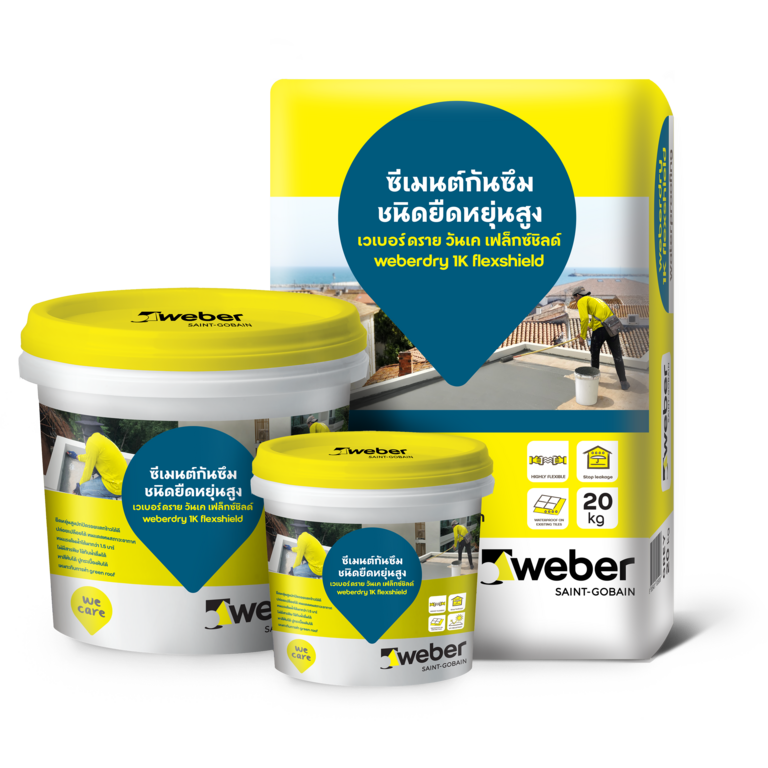 weberdry 1K flexshield : Cementitious waterproofing mortars ...